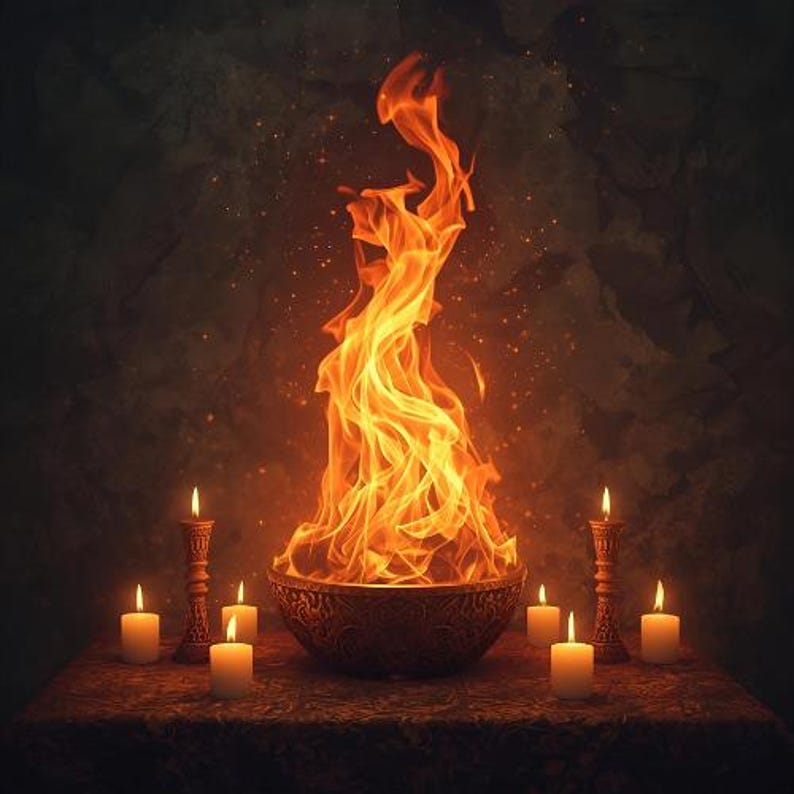 The Twin Thrones of Fire — Two Marid Kings Who Command 500 Attendants ...