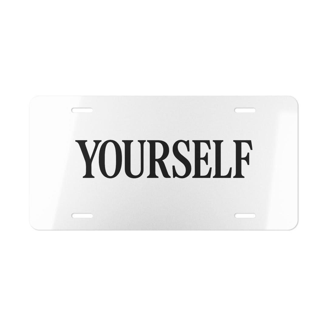 Funny Santa With Beer Aluminum Vanity Plate | Christmas Decor - Etsy