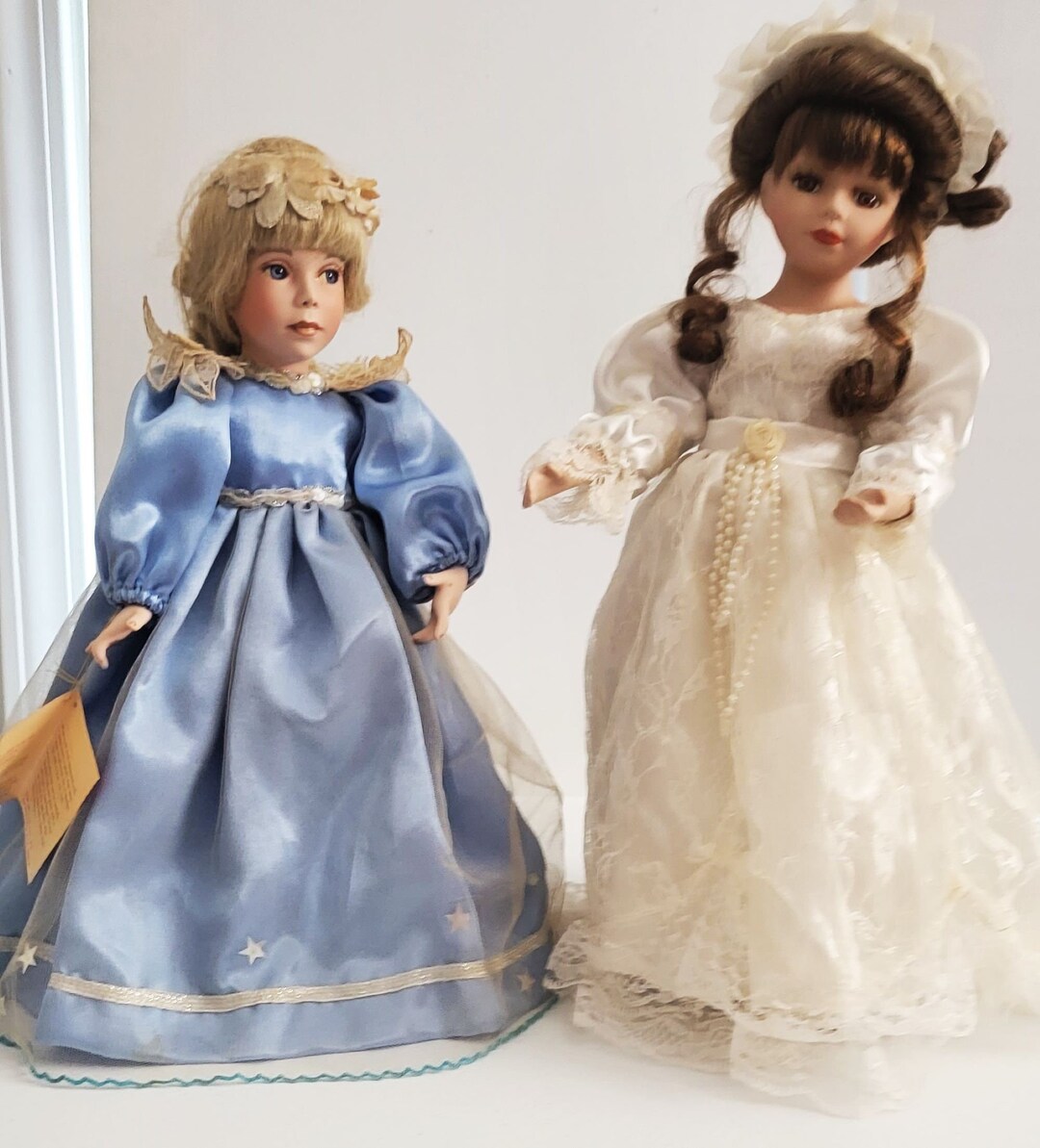 Porcelain Princess and Bridal Collectible Dolls 2 Dolls Paradise ...