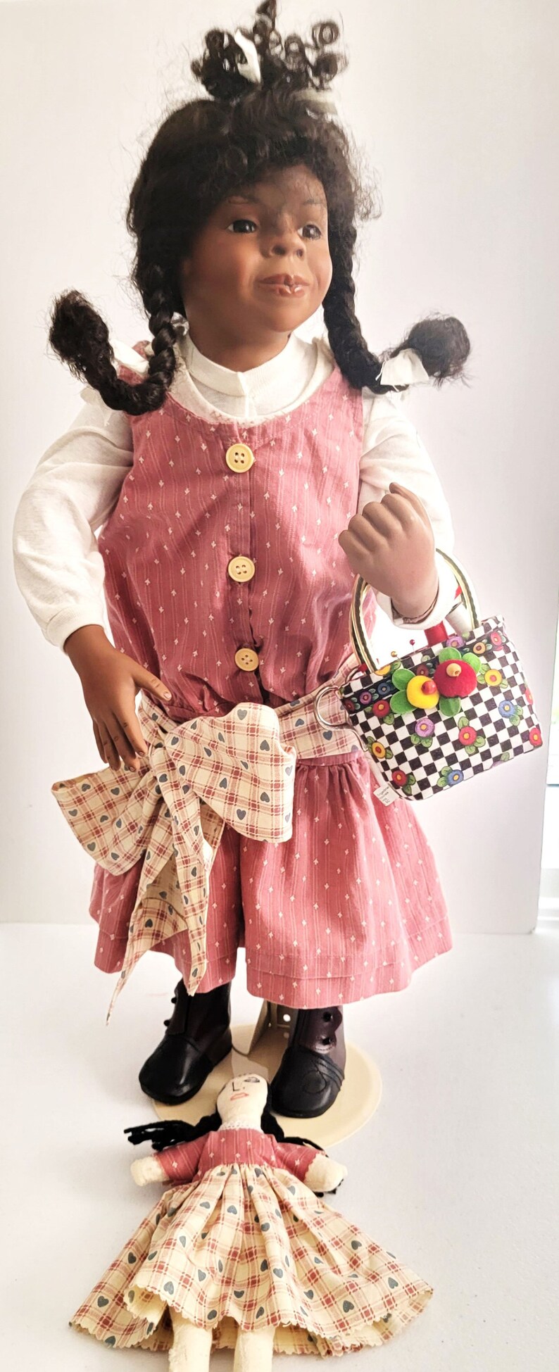 Lucinda Vintage Porcelain Reproduction Doll One of a Kind 24 Tall From ...