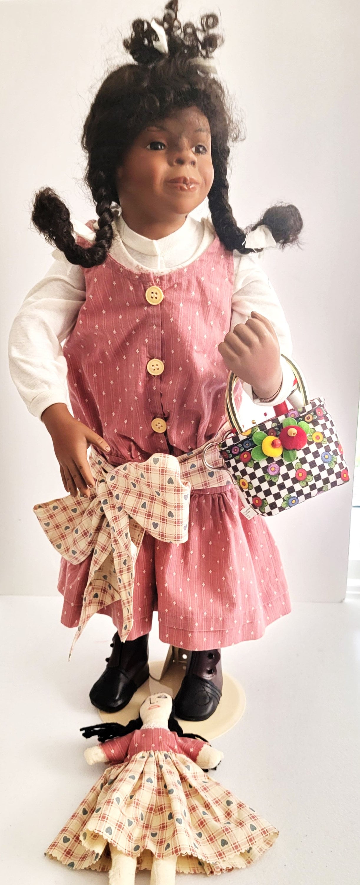 Lucinda Vintage Porcelain Reproduction Doll One of a Kind 24 Tall From ...