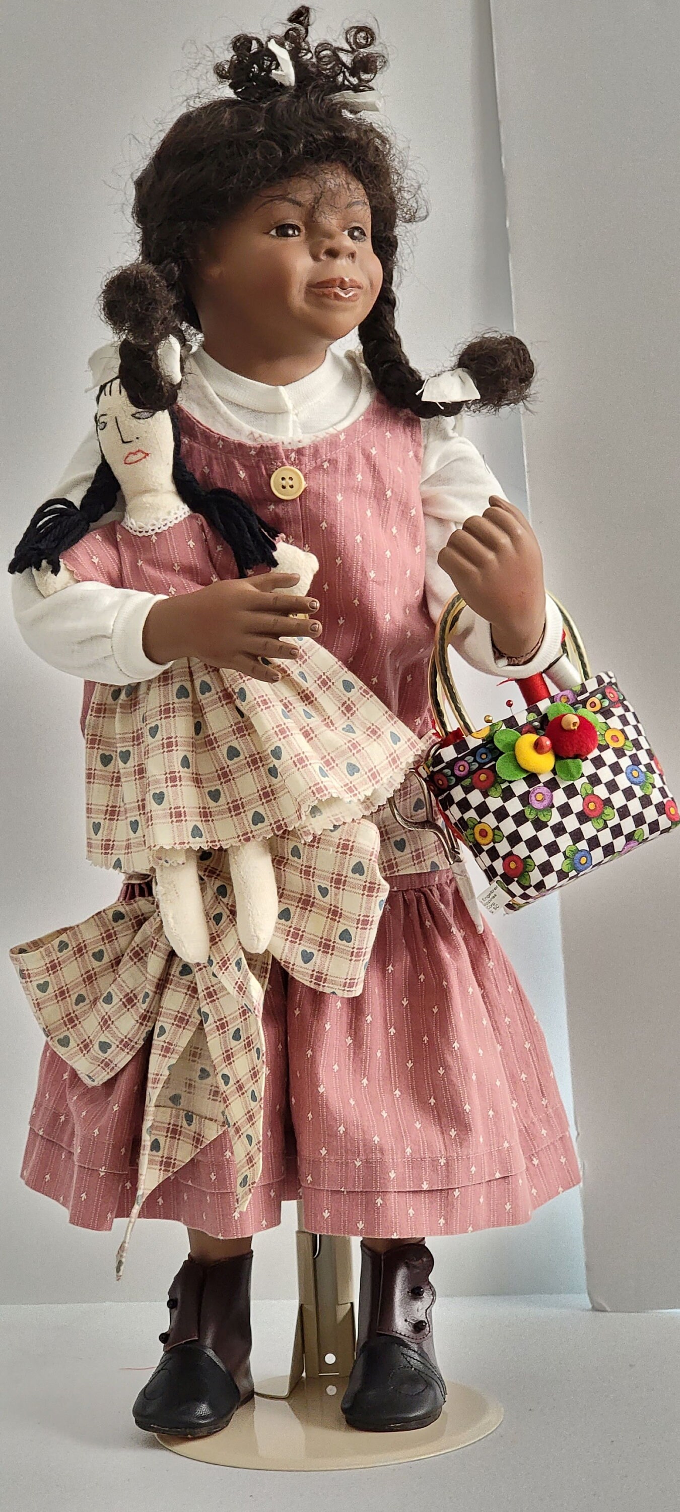 Lucinda Vintage Porcelain Reproduction Doll One of a Kind - Etsy