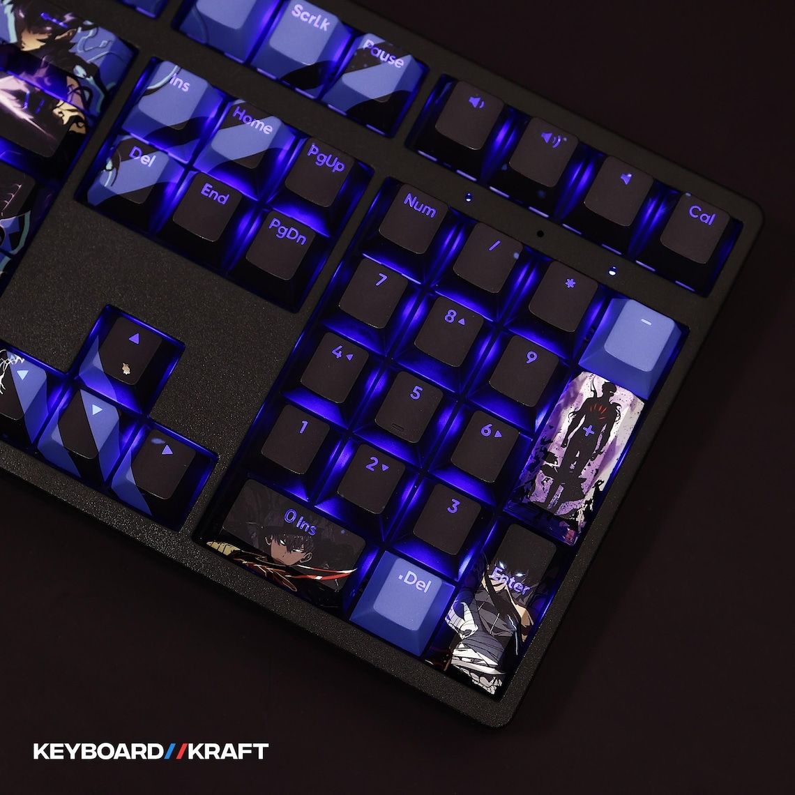 Solo Leveling Anime Keycap Set 108 | Japanese Style PBT Custom Handmade ...