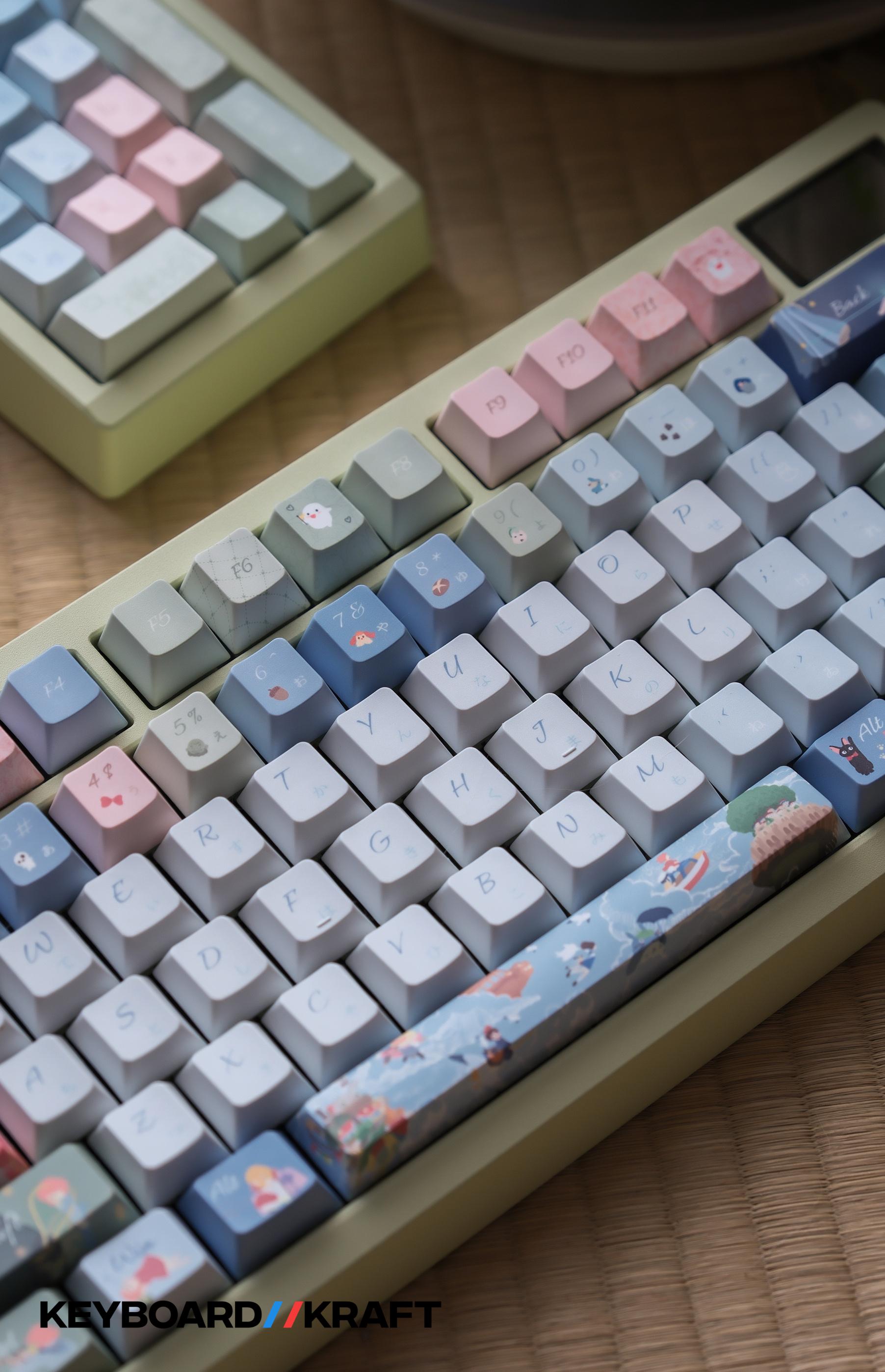 Ghibli Anime Keycap Set 143 | Japanese Style PBT Custom Handmade for ...