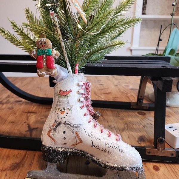 Painted Ice Skates - Etsy