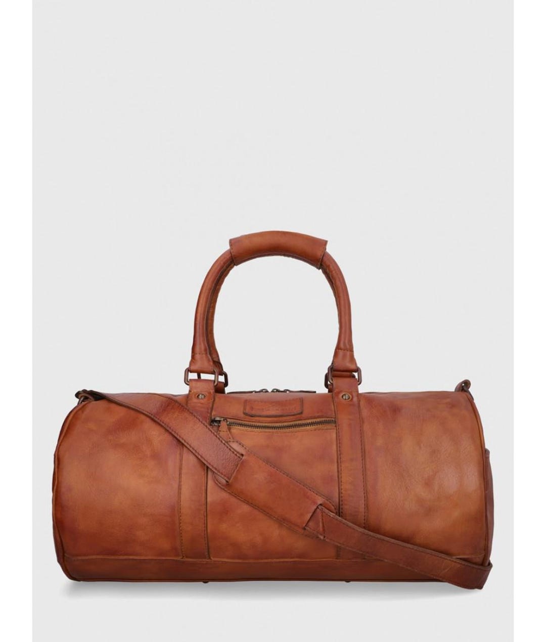 Kingston Leather Duffle | Tan Brown Leather Travel Bag - Etsy