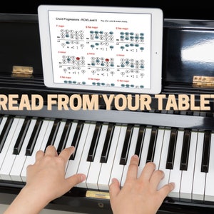 Chord Progressions for Piano Students, RCM Cadences, Printable Music ...