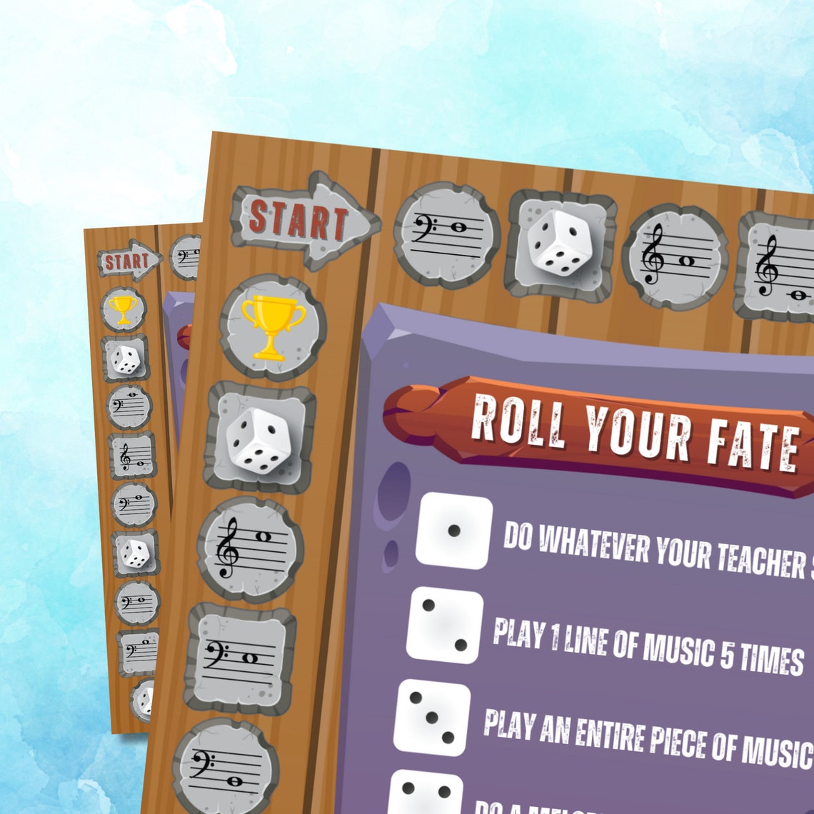 Piano Lesson Games,roll Your Fate Piano Lesson Game,piano Teacher ...