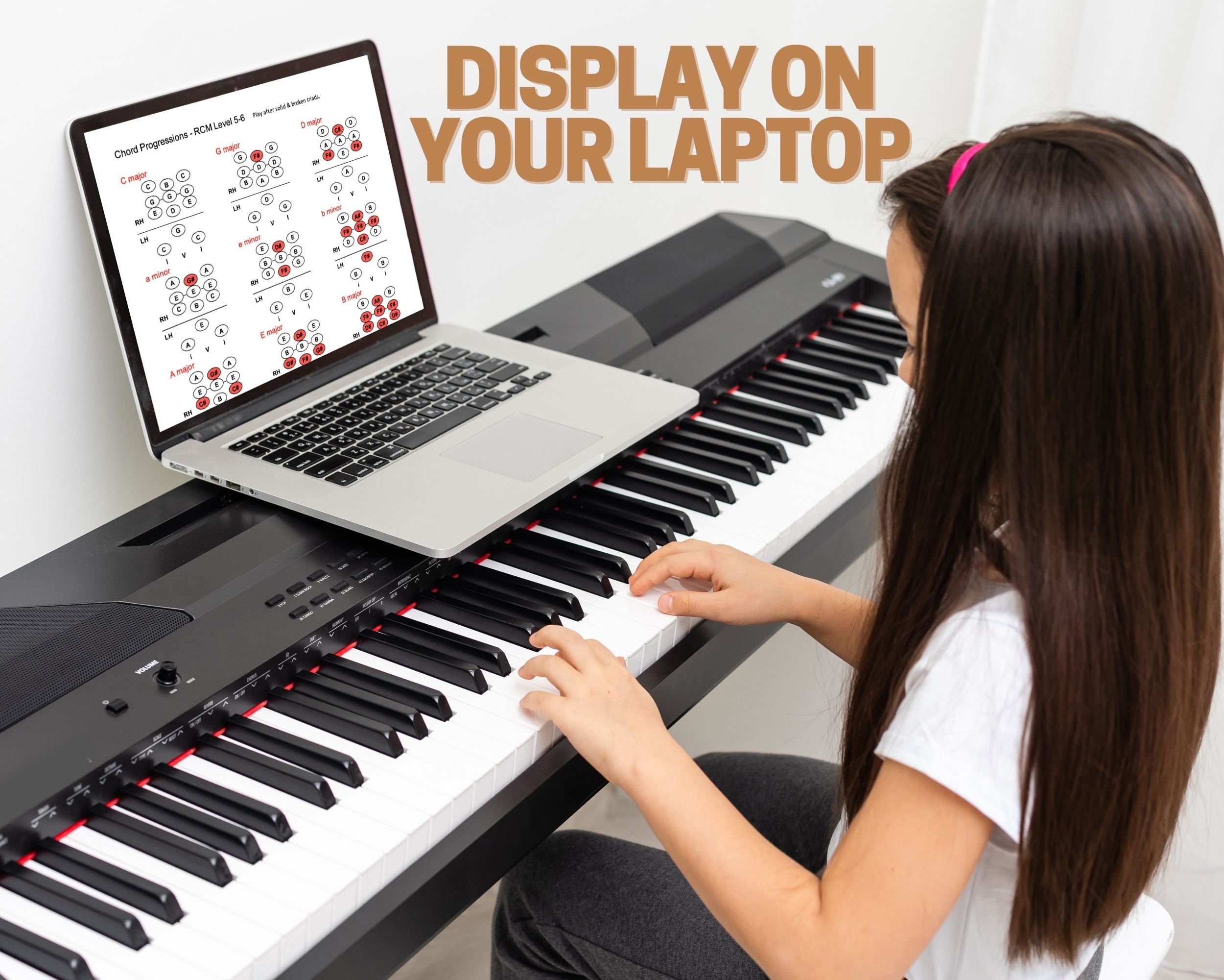 Chord Progressions for Piano Students, RCM Cadences, Printable Music ...