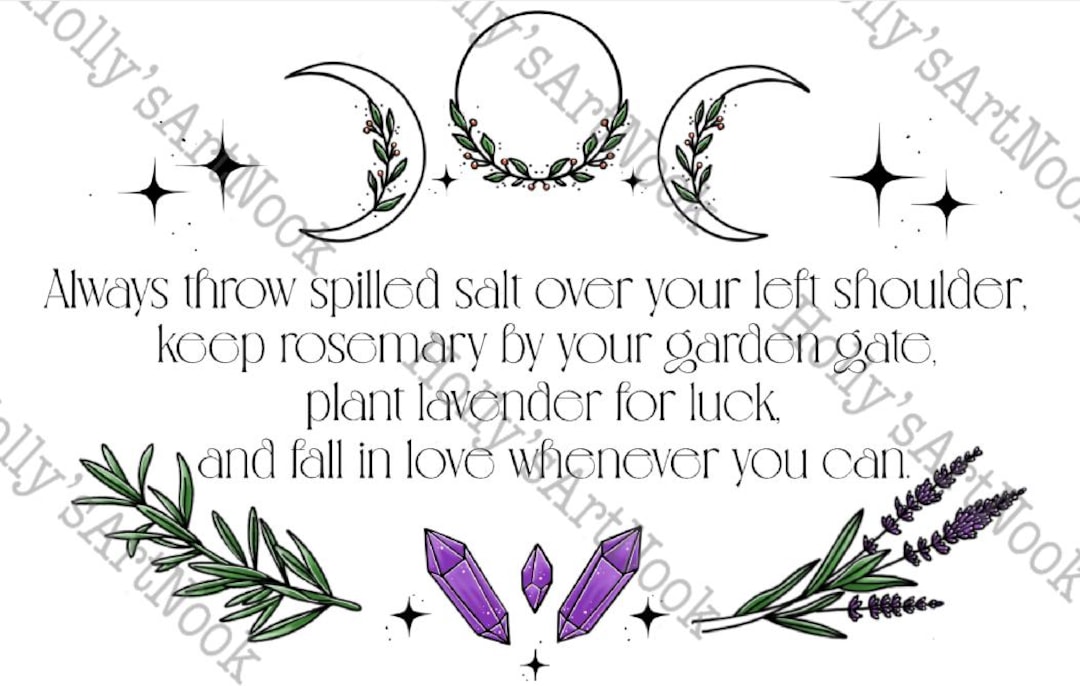 Practical Magic Quote Print Witchy Halloween Decor Png Digital
