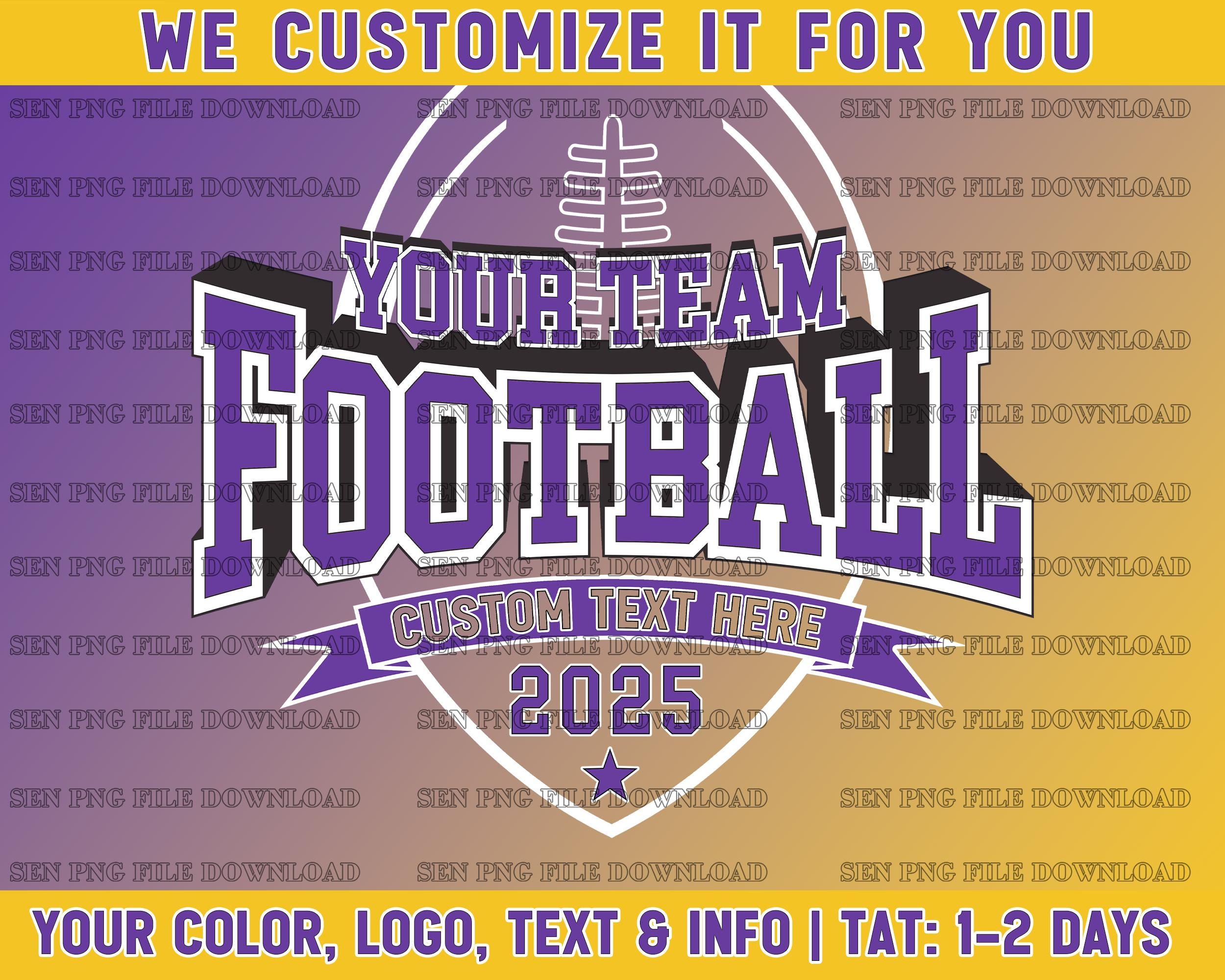 Football Champions Team Vintage Design, Personalized Football Champs ...