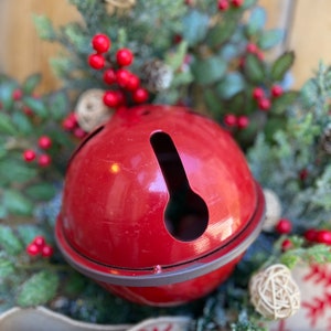 Christmas Door Swag Rustic Woodlands, Christmas Wreath Swag Bells ...