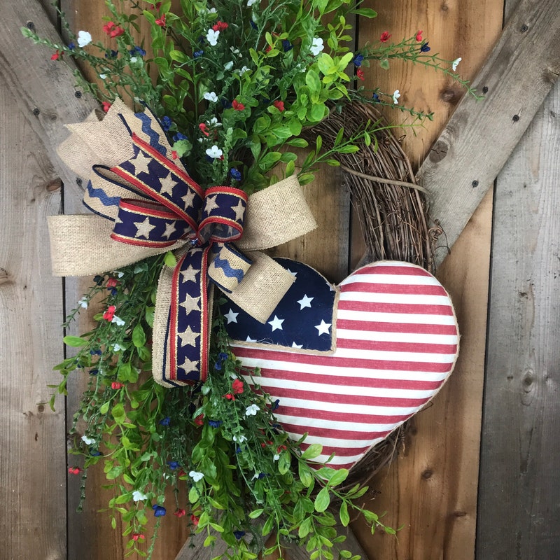 Labor Day Wreath - Etsy