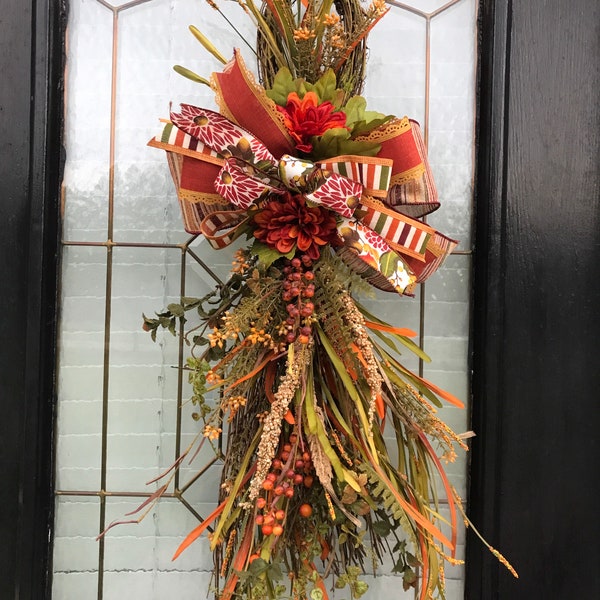 Fall Door Swag - Etsy