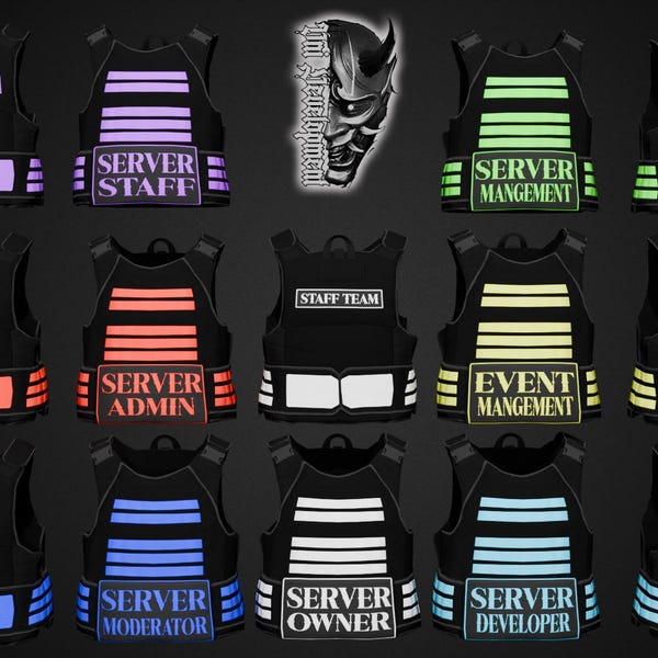 Fivem Staff Vest - Etsy