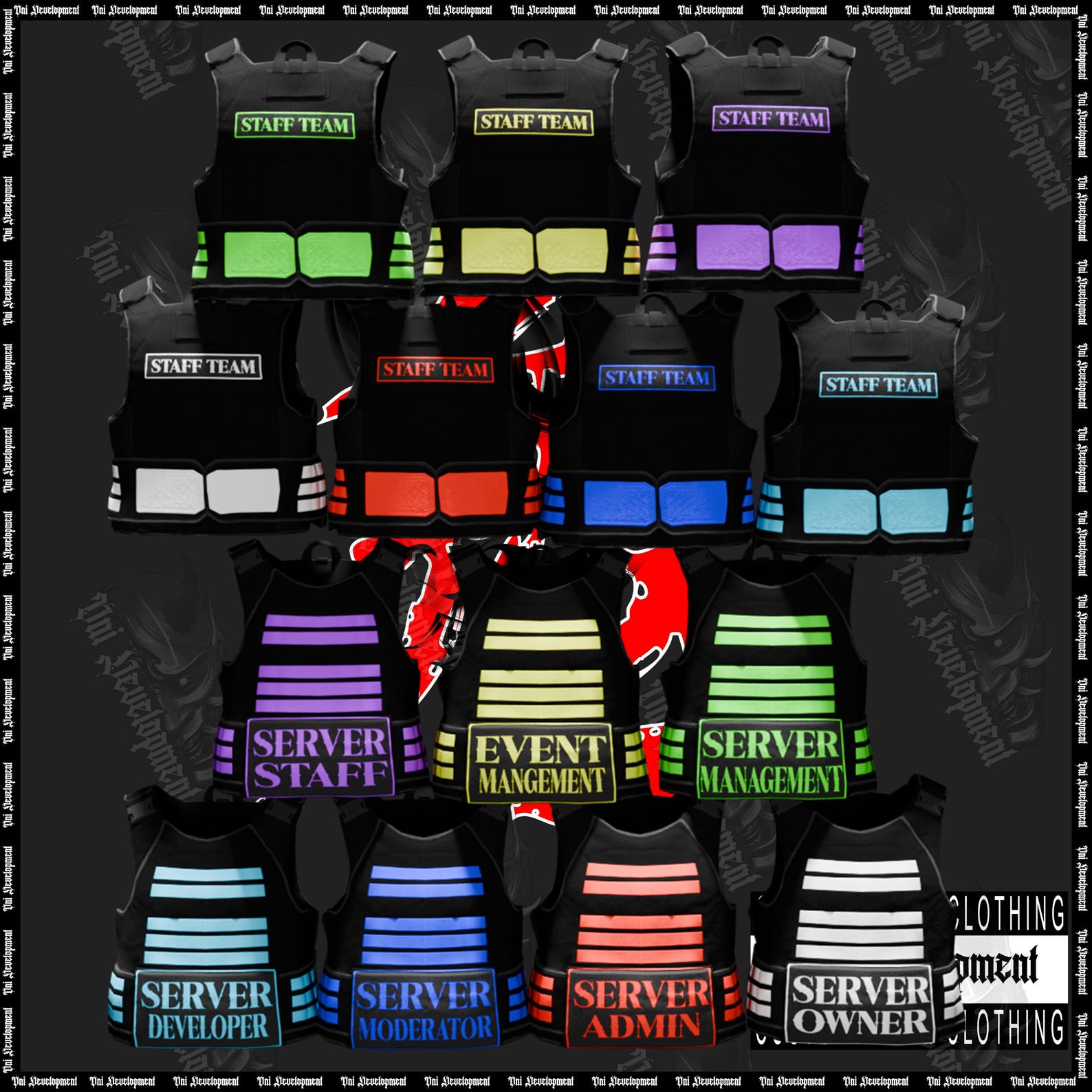 Staff Vest Jacket - Für beide Geschlechter / FIVEM READY - Etsy.de