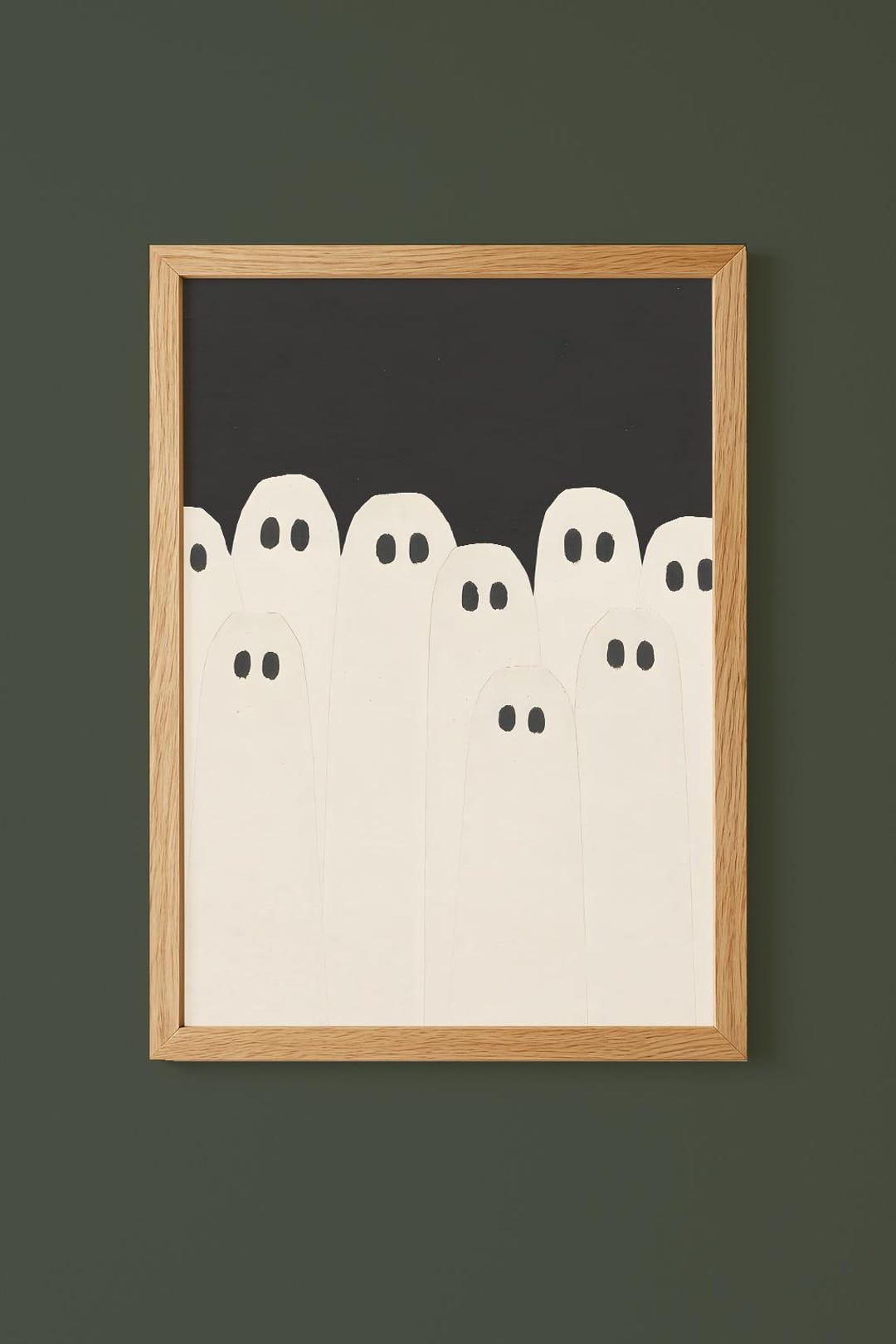 Ghosts Digital Downloadable Print, Halloween Spooky Wall Decor (A2, A3 ...