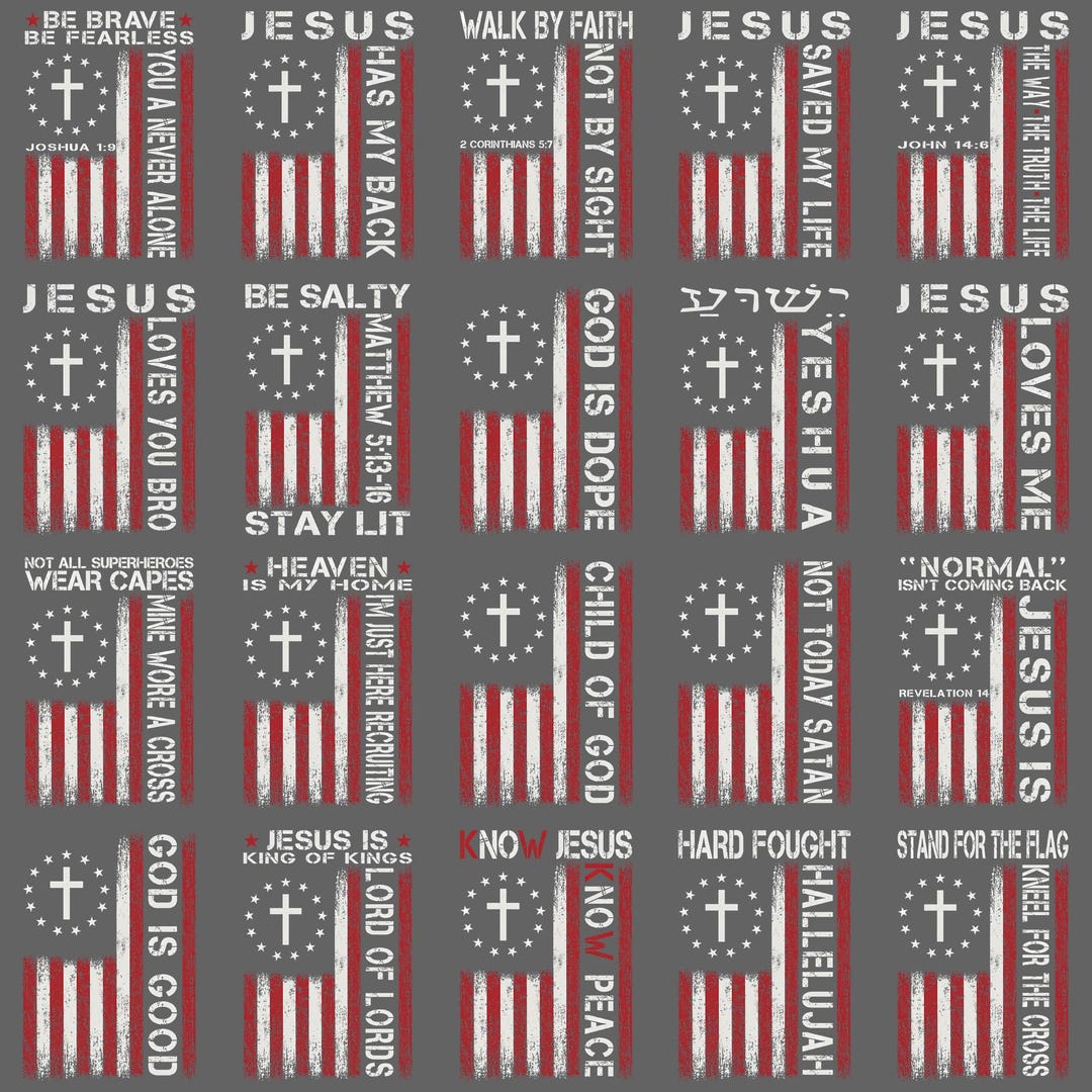 God Jesus Christian PNG, Bible Faith Catholic American Flag Retro ...