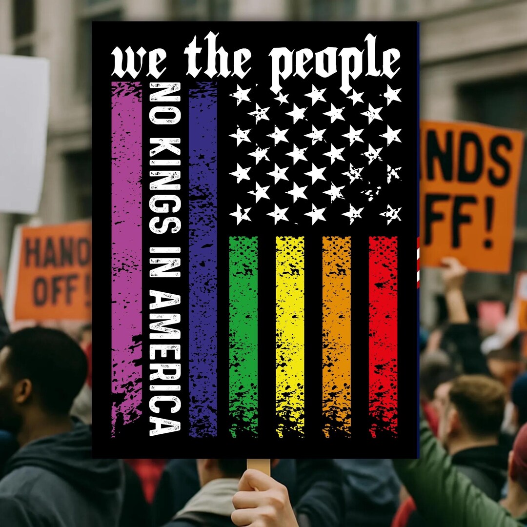 We the People Printable Poster • Patriotic Protest Sign • Digital ...