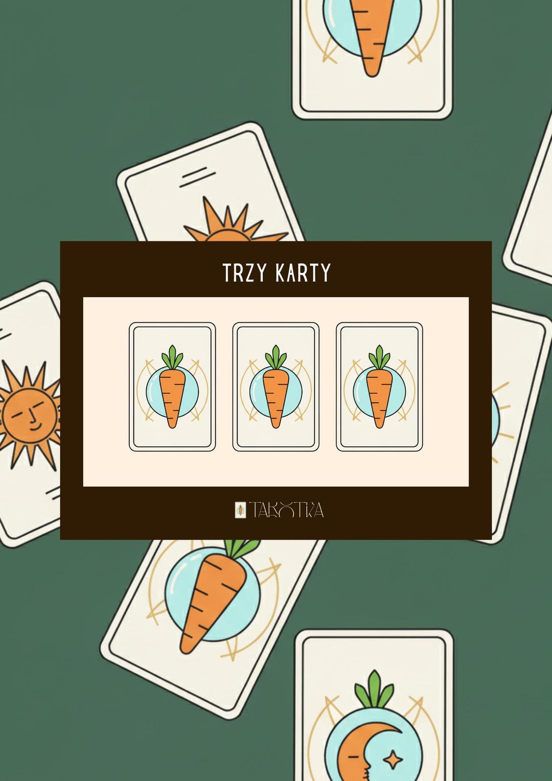 Three Cards: Past, Present, Future - Etsy