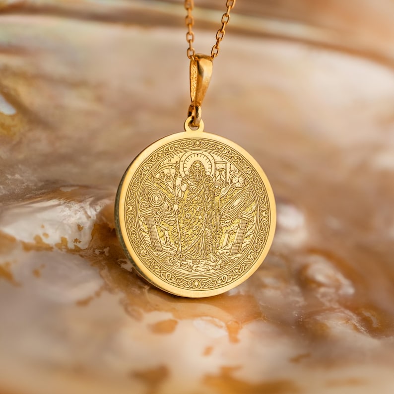 Kronos Necklace – Greek Titan of Time Pendant, Ancient Mythology ...
