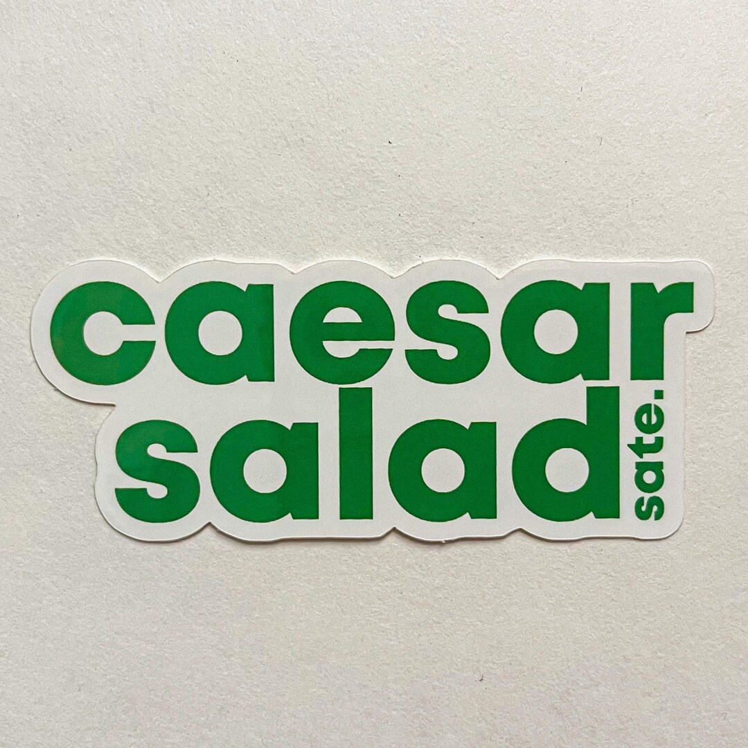 Caesar Salad Sticker - Etsy
