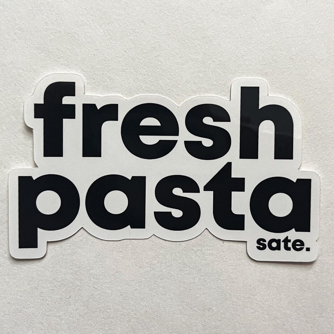Fresh Pasta Sticker - Etsy