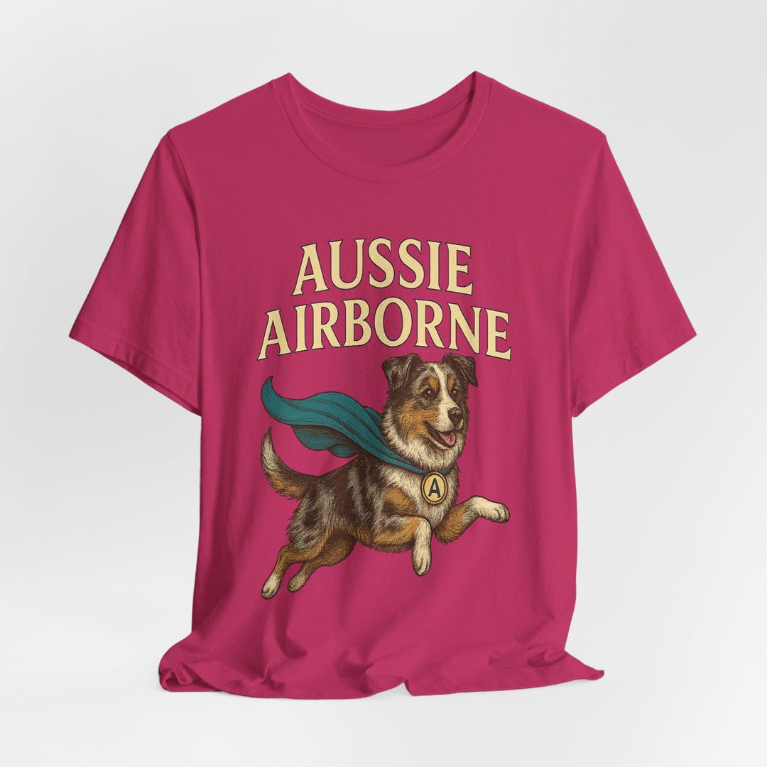 Aussie Superhero T-shirt: Vintage Australian Shepherd Dog Lover Gift - Etsy
