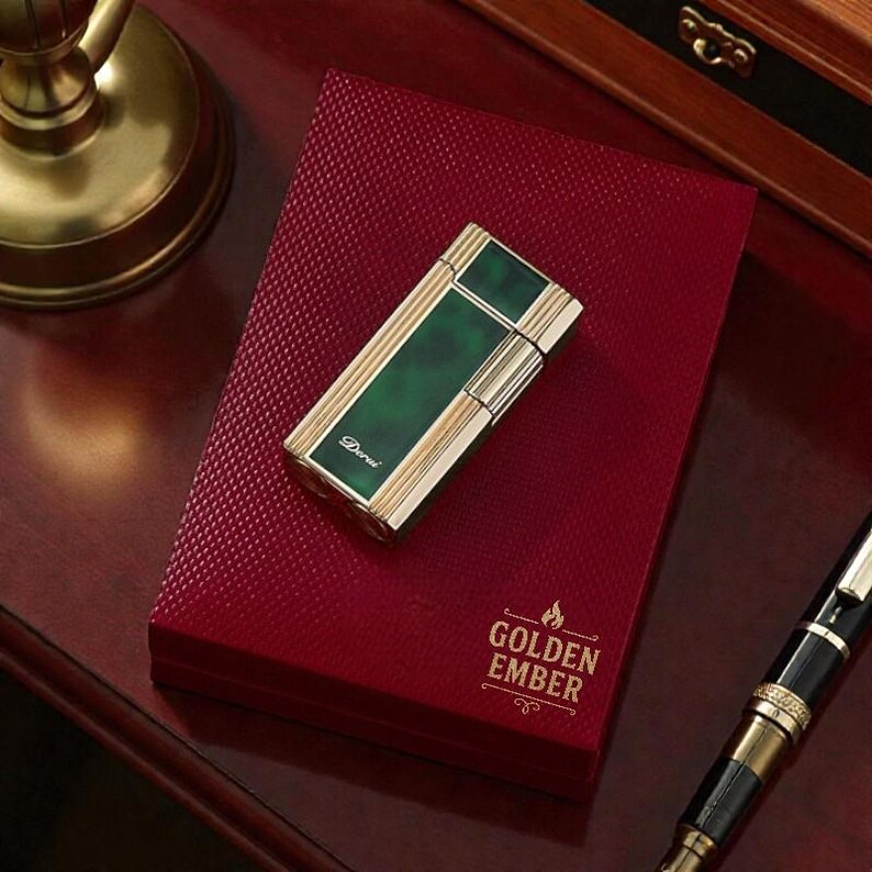 Vintage Old Money Style Lighter – Classic Metal Build, Liquid Fuel Use ...