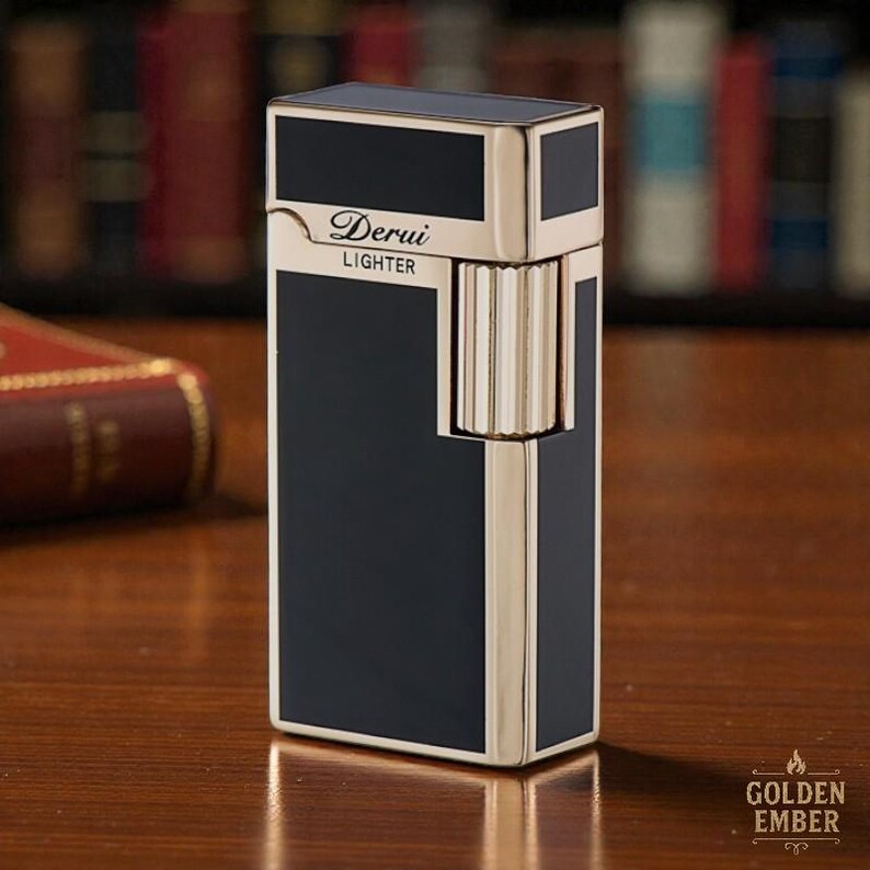 Vintage Old Money Style Lighter – Classic Metal Build, Liquid Fuel Use ...