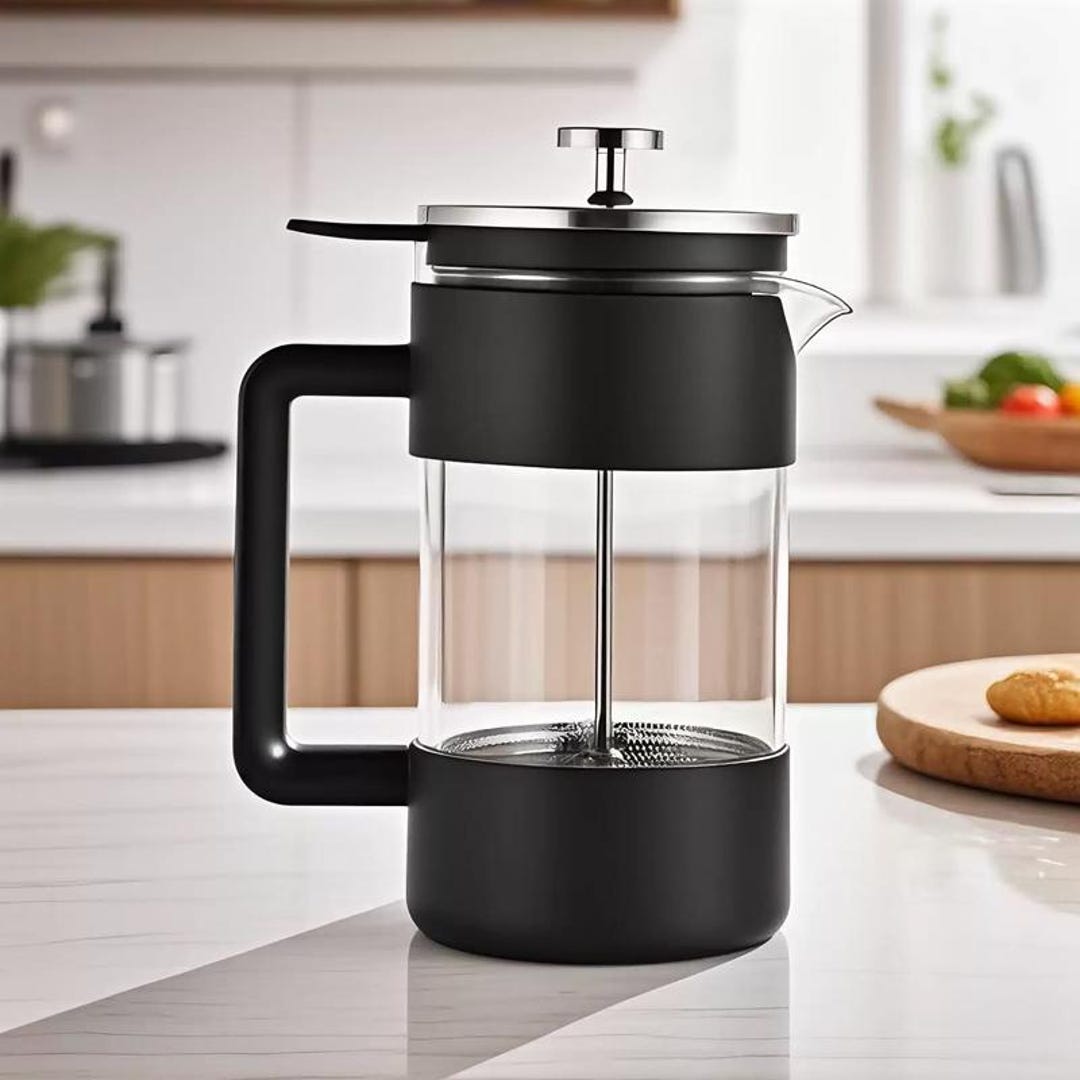 Heat-resistant Glass French Press Tea Maker | Home Pour-over Coffee ...