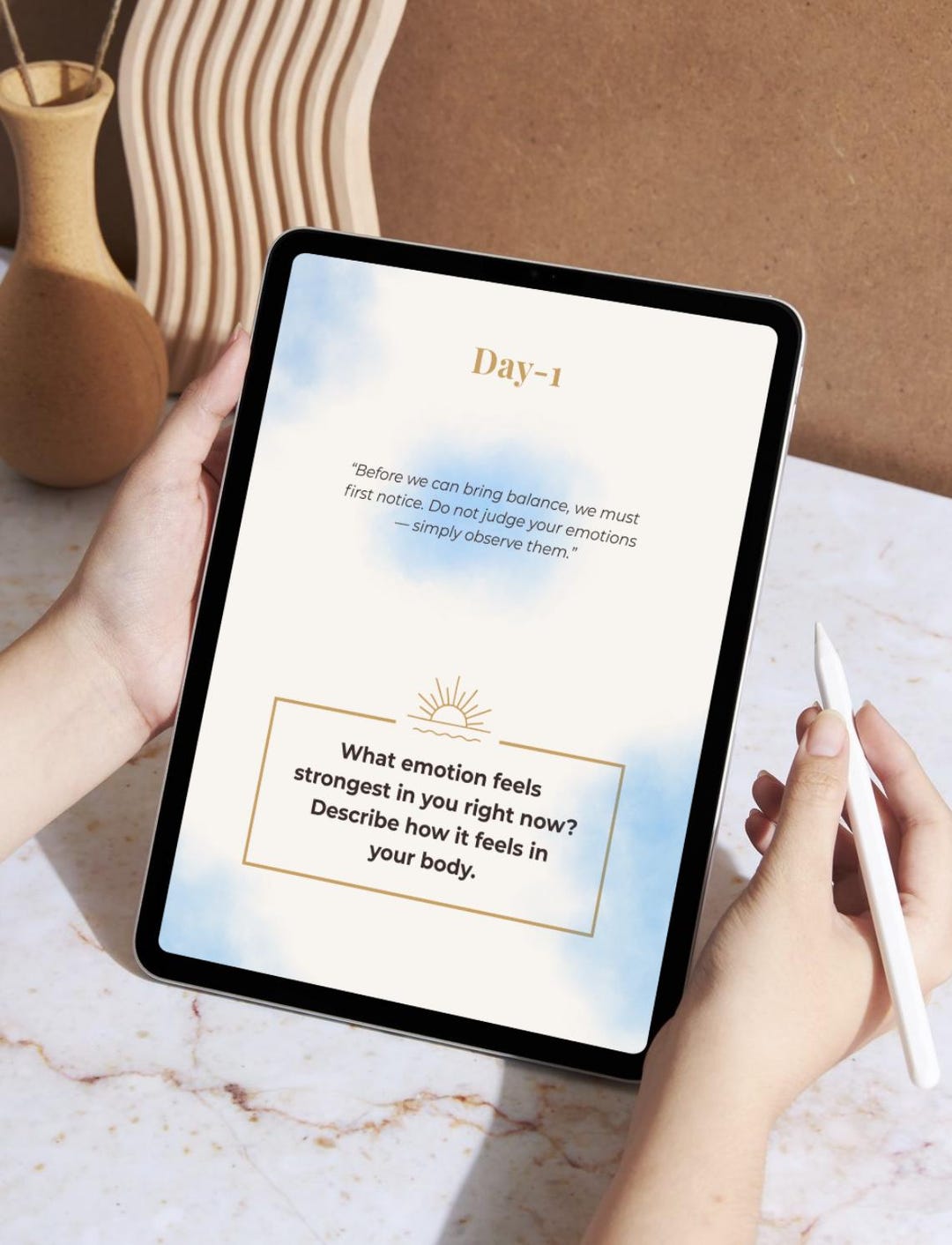21 Day Emotional Balance Journal | Digital Self Care Planner ...