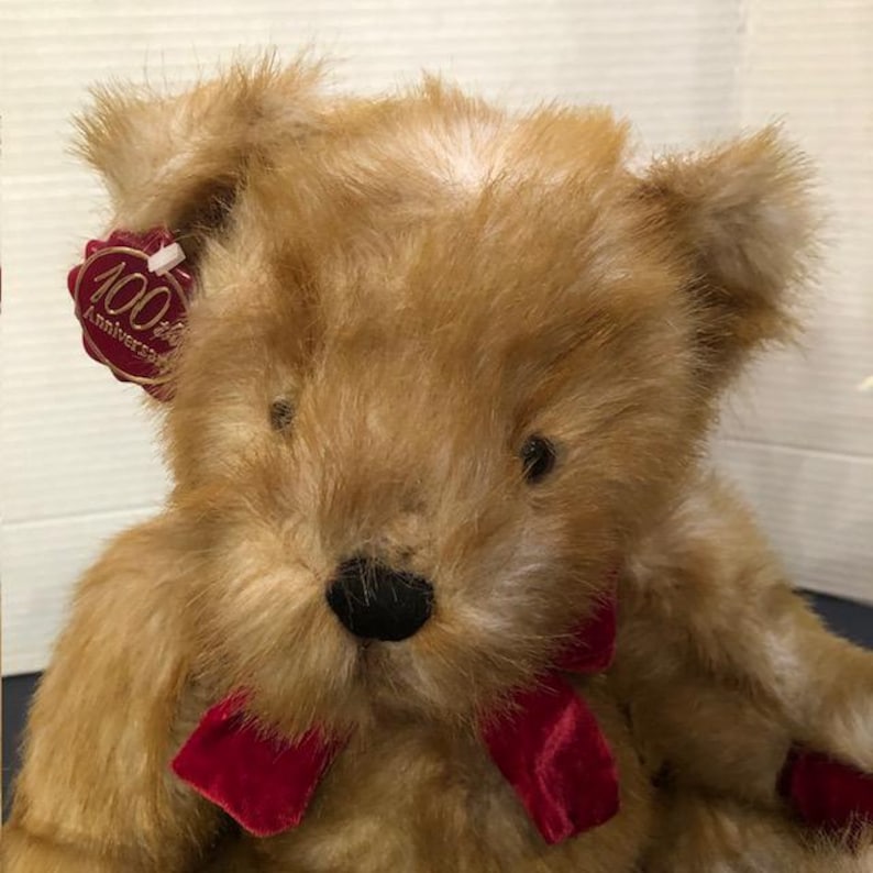 Vintage Dan Dee Plush 100th Anniversary Teddy Bear Theodore Roosevelt ...