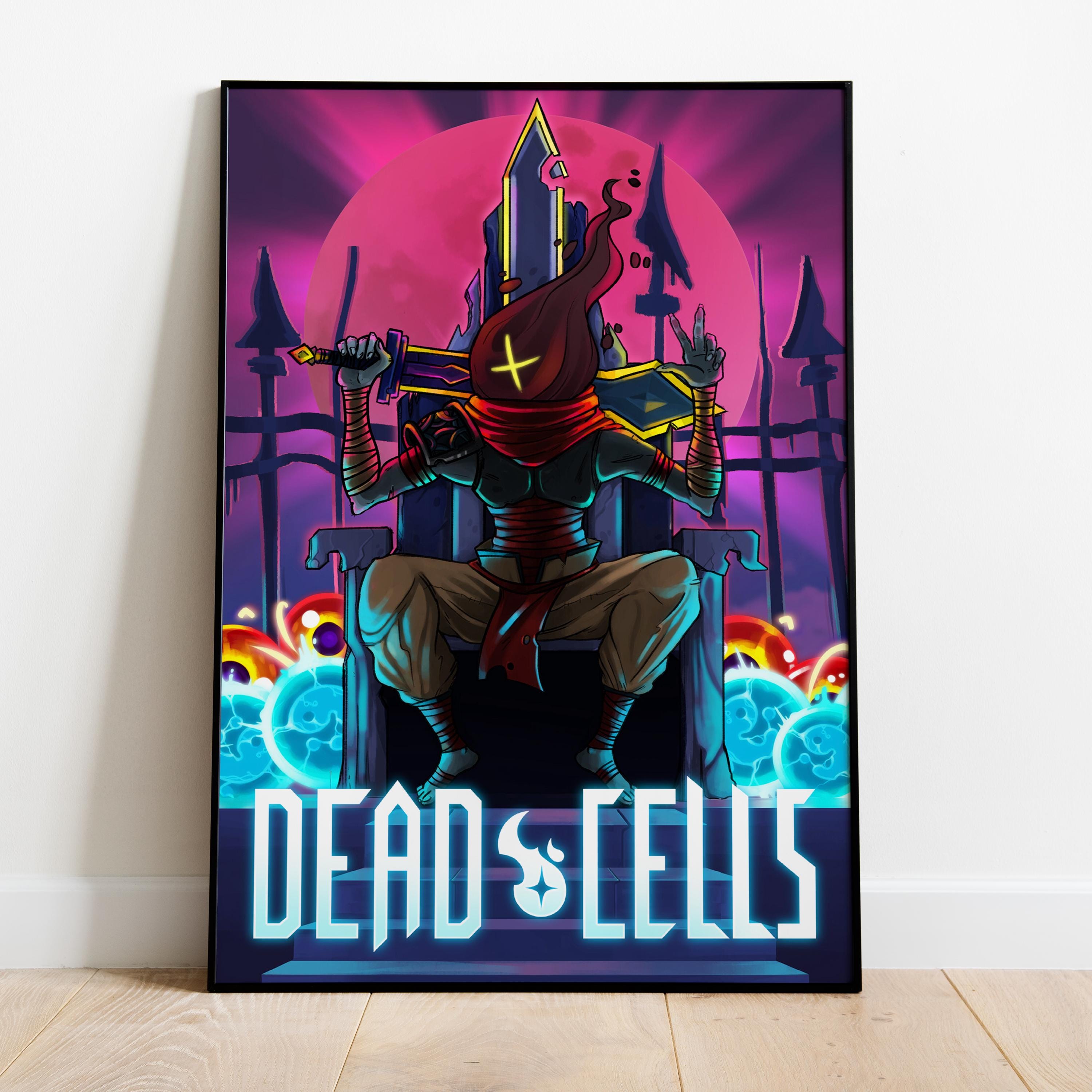 Dead Cells Poster | the Beheaded Wall Decor | Rolled Canvas Print ...