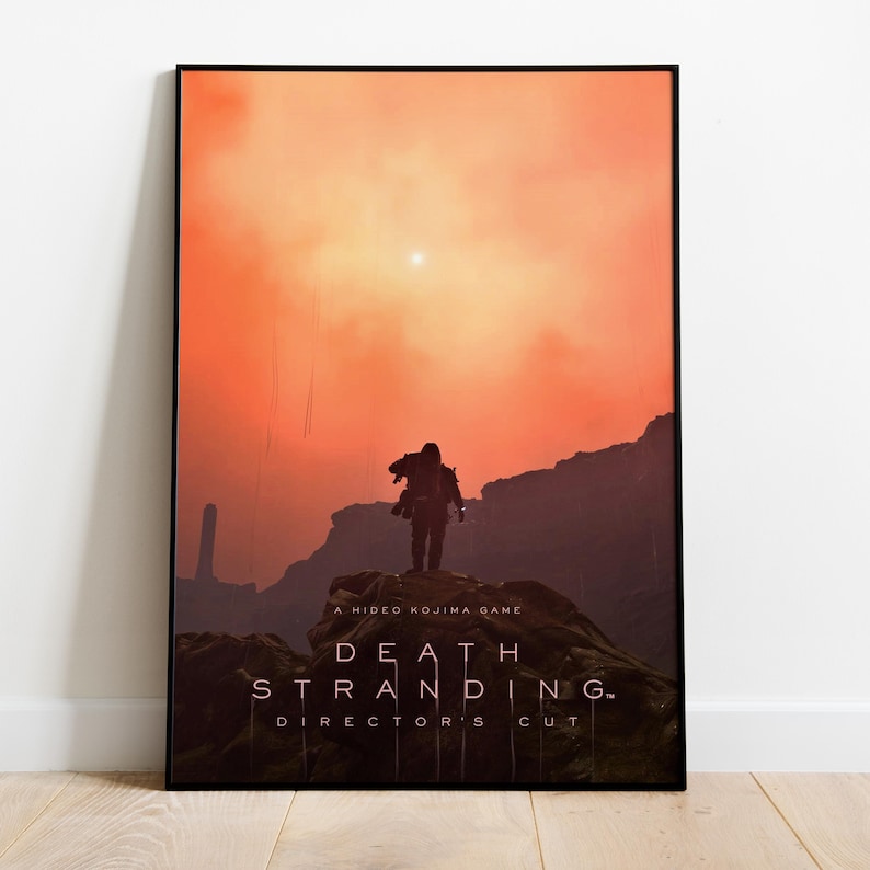 Death Stranding Poster | Sam Porter Wall Decor | Rolled Canvas Print ...