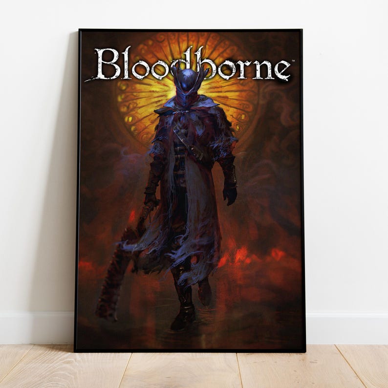 Bloodborne Poster | Lady Maria Wall Decor | Rolled Canvas Print | Gift ...