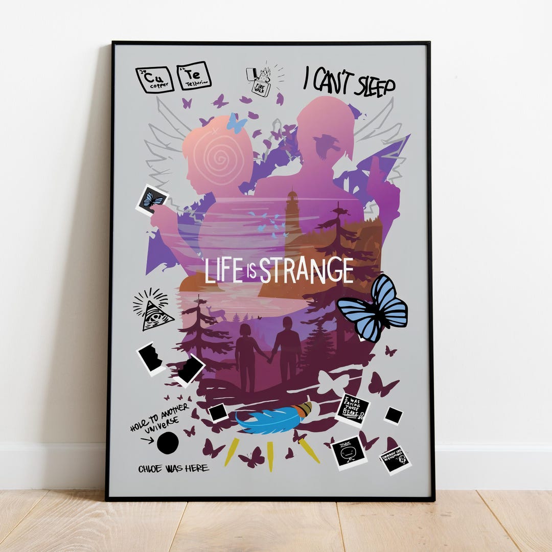 Lienzo enrollado de Life is Strange / Arte mural de Chloe Price - Etsy ...