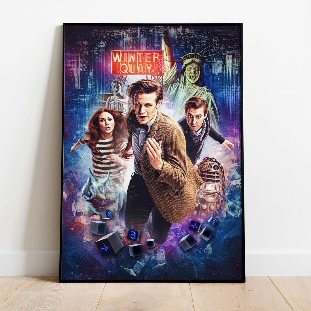 Doctor Who Canvas Print | TV Show Wall Decor - Etsy