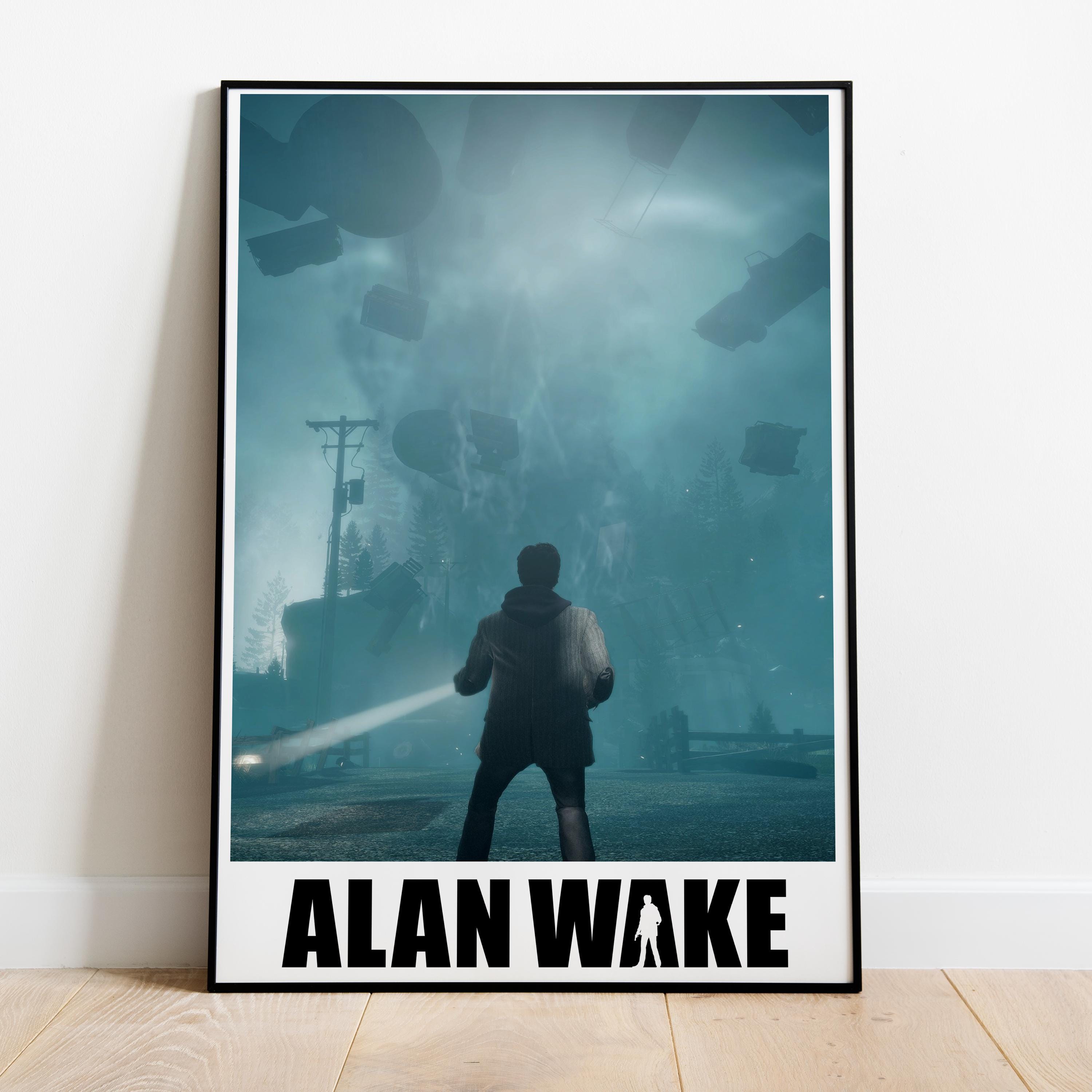 Alan Wake Poster | Horror Game Canvas Print - Etsy