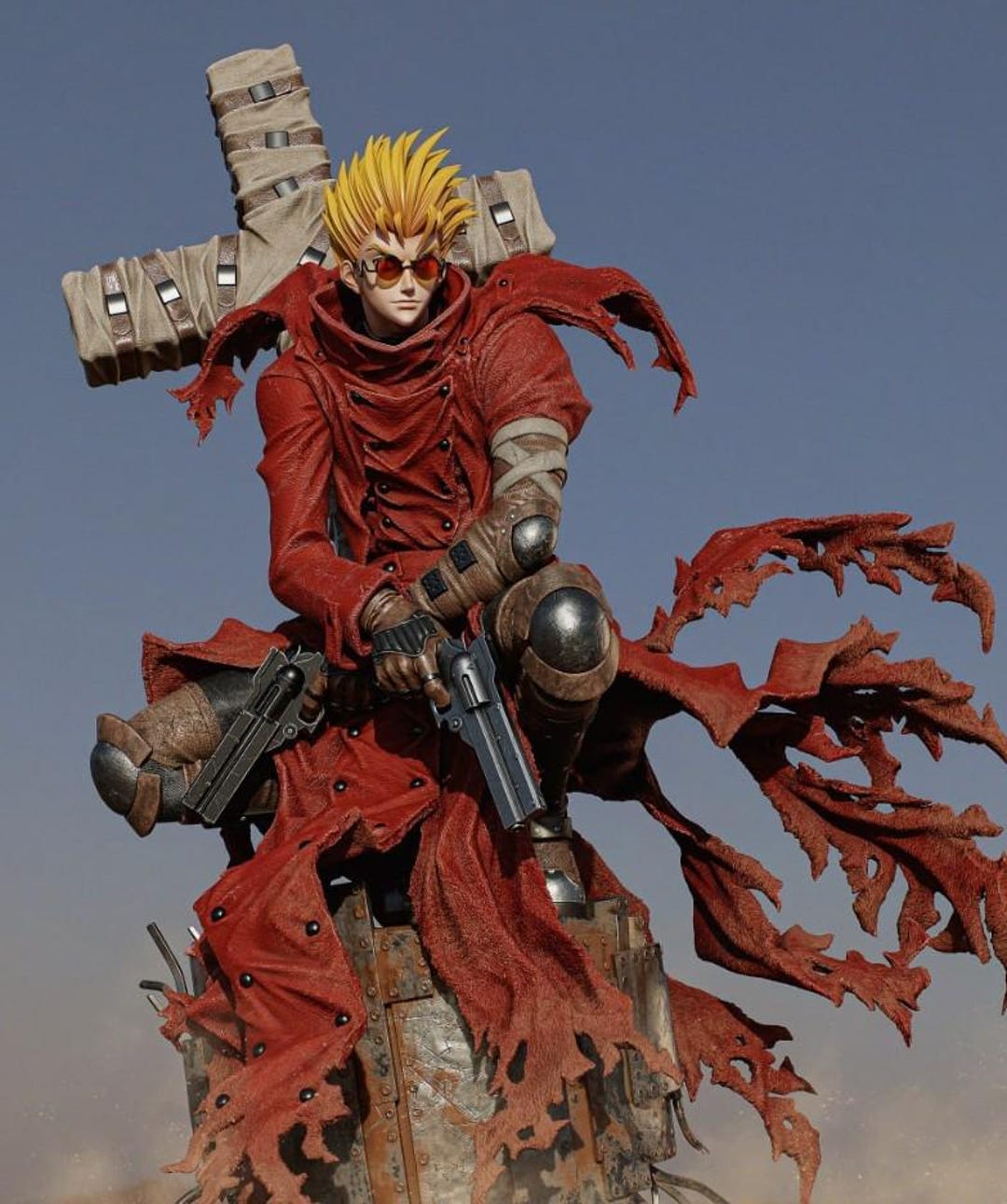 Trigun Vash the Stampede Figure | Anime STL Statue | Gunman Hero ...