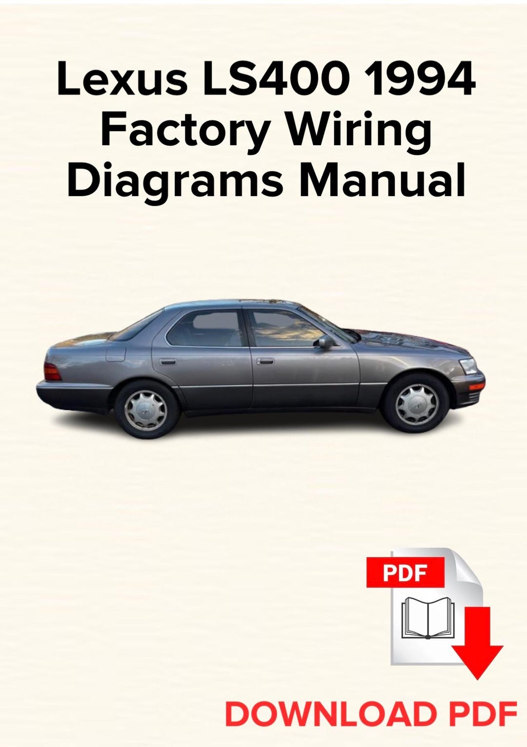 Lexus LS400 1994 Factory Wiring Diagrams Manual - Etsy