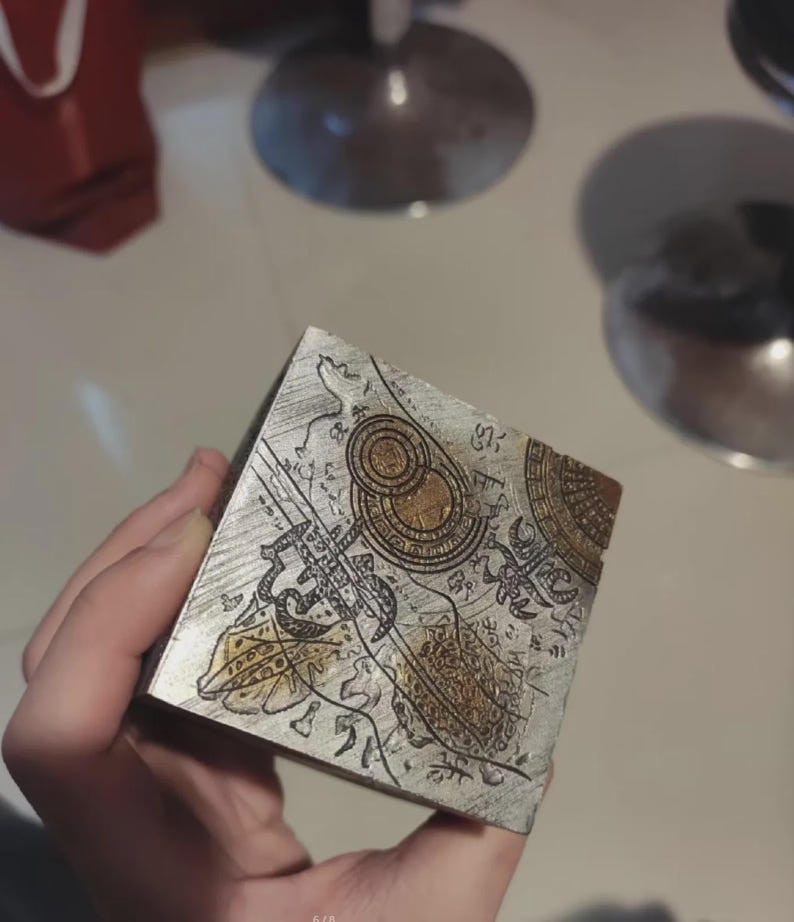 Allspark Cube-inspired Sci-fi Relic – 3D Printed Cybertron Artifact ...