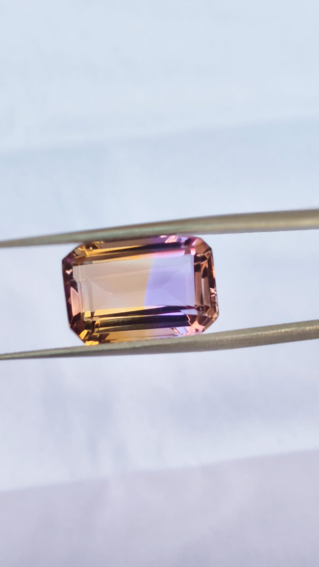 Natural Ametrine Emerald Cut Rectangle Shape Beautiful Pies - Etsy