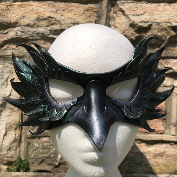 Crow Mask - Etsy