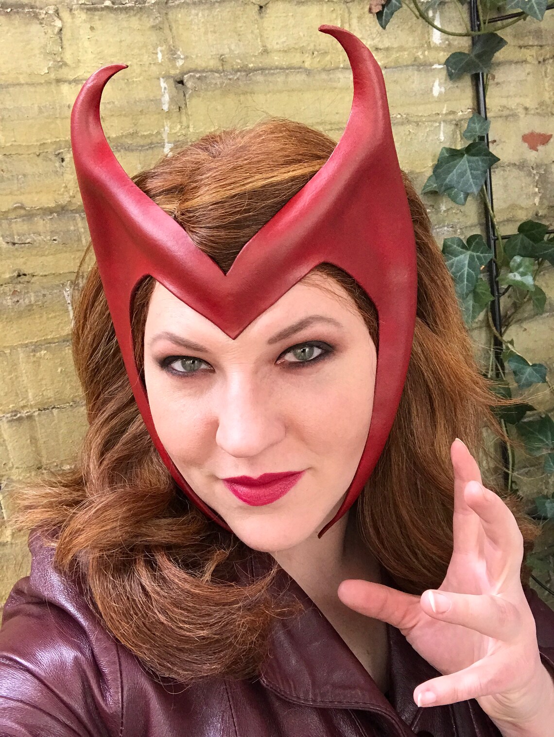 Superhero/villain Leather Headpiece Crown - Etsy
