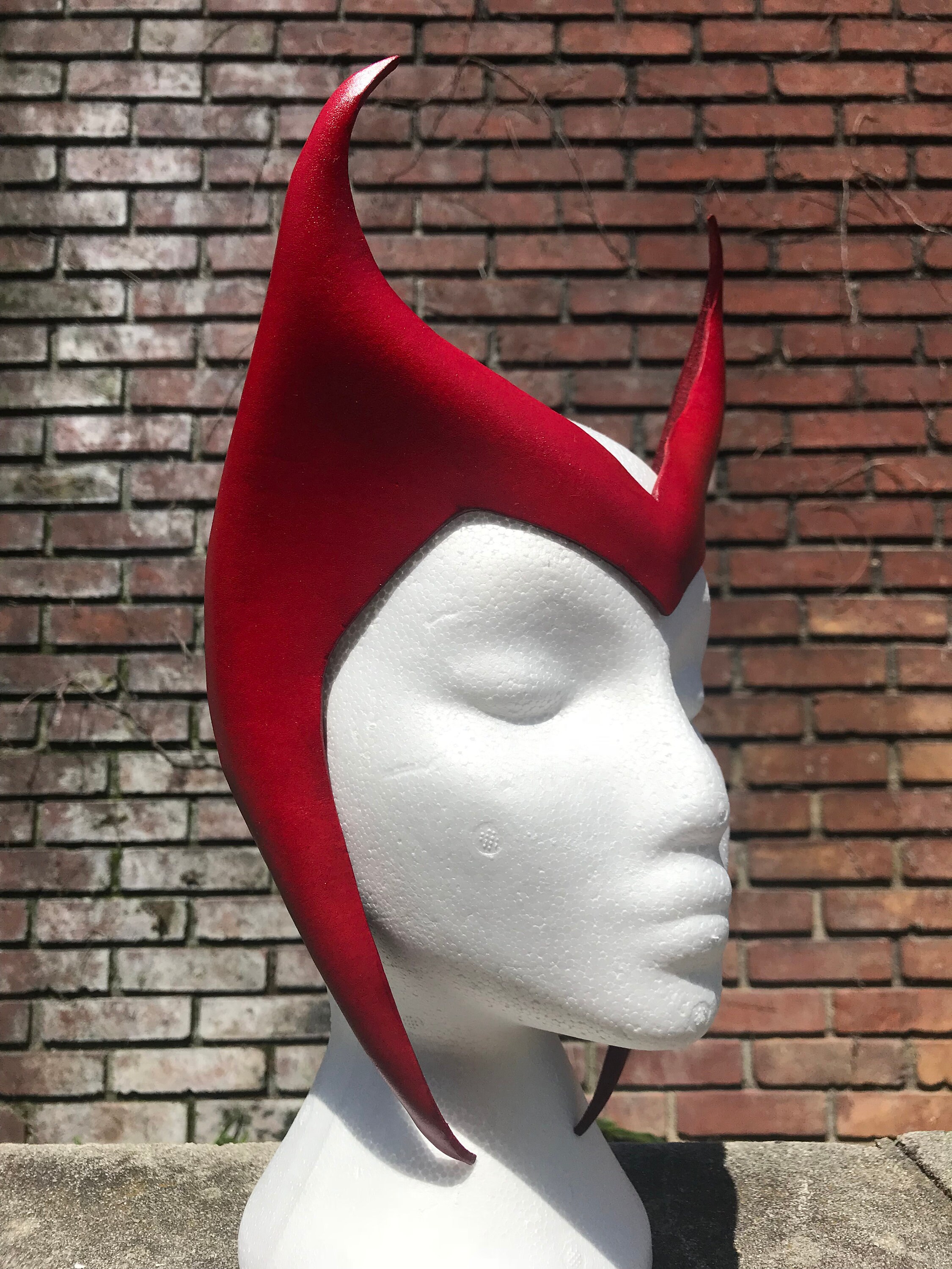 Superhero/villain Leather Headpiece Crown - Etsy
