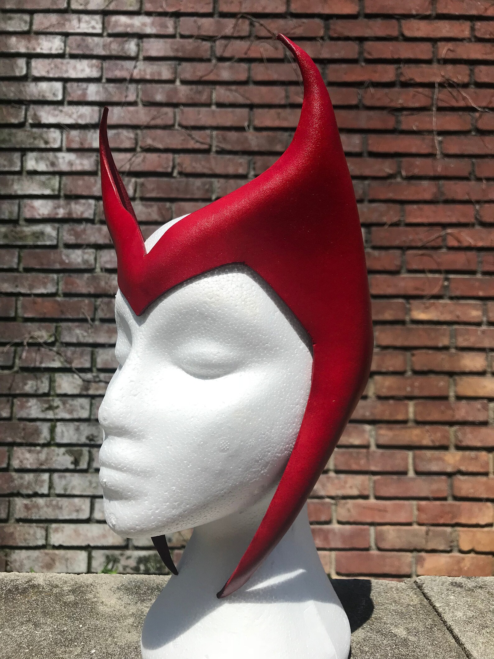 Superhero/villain Leather Headpiece Crown - Etsy