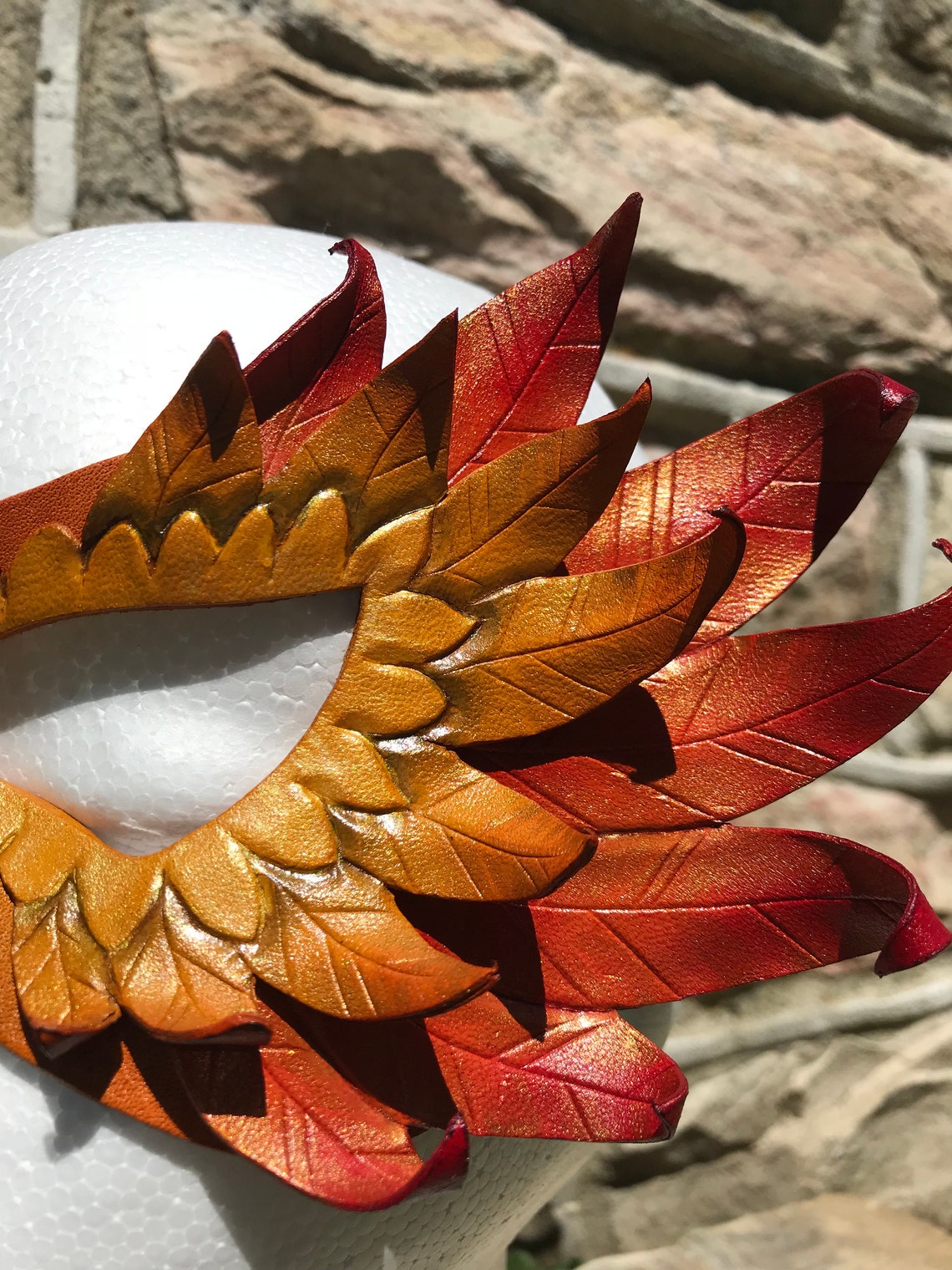 Leather Phoenix Mask | Etsy