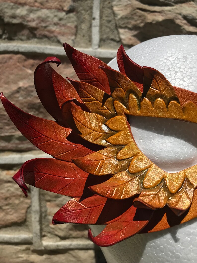 Leather Phoenix Mask | Etsy