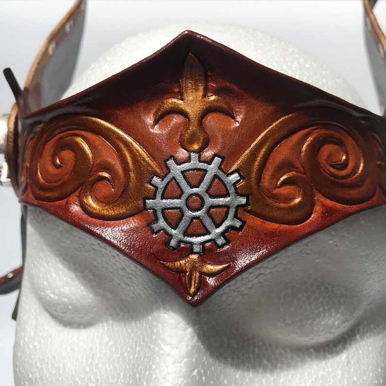 Custom Steampunk Winged Leather Circlet - Etsy